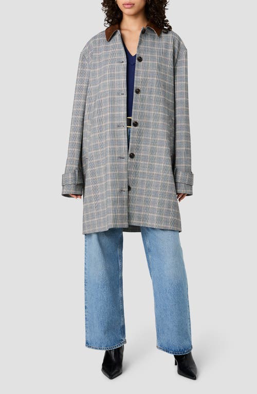 FRENCH CONNECTION French Connection Matteo Plaid Jacket with Faux Suede Collar